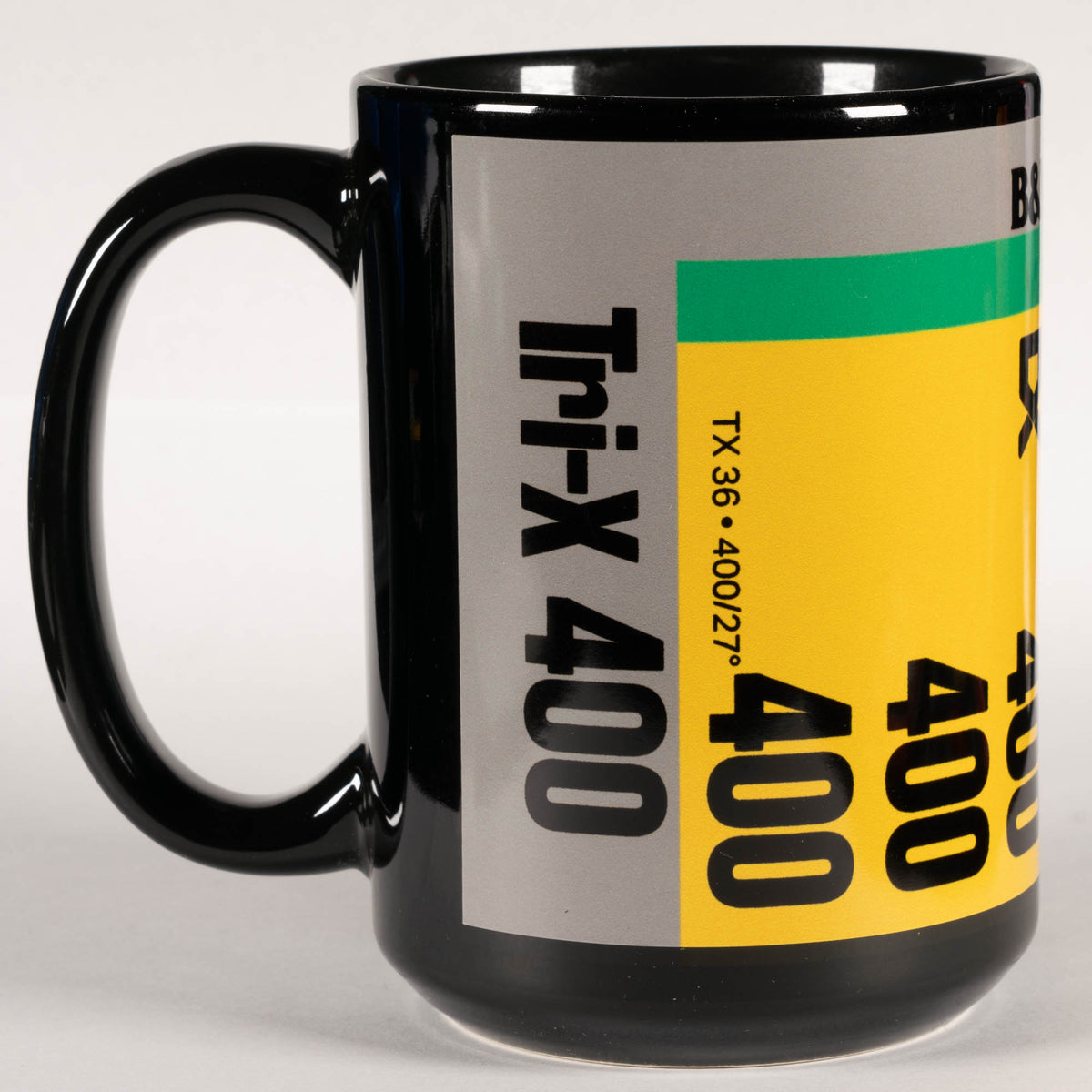 Kodak Tri-X 35mm Black & White Film Tribute 15oz Black Mug – Shoot Film Co.